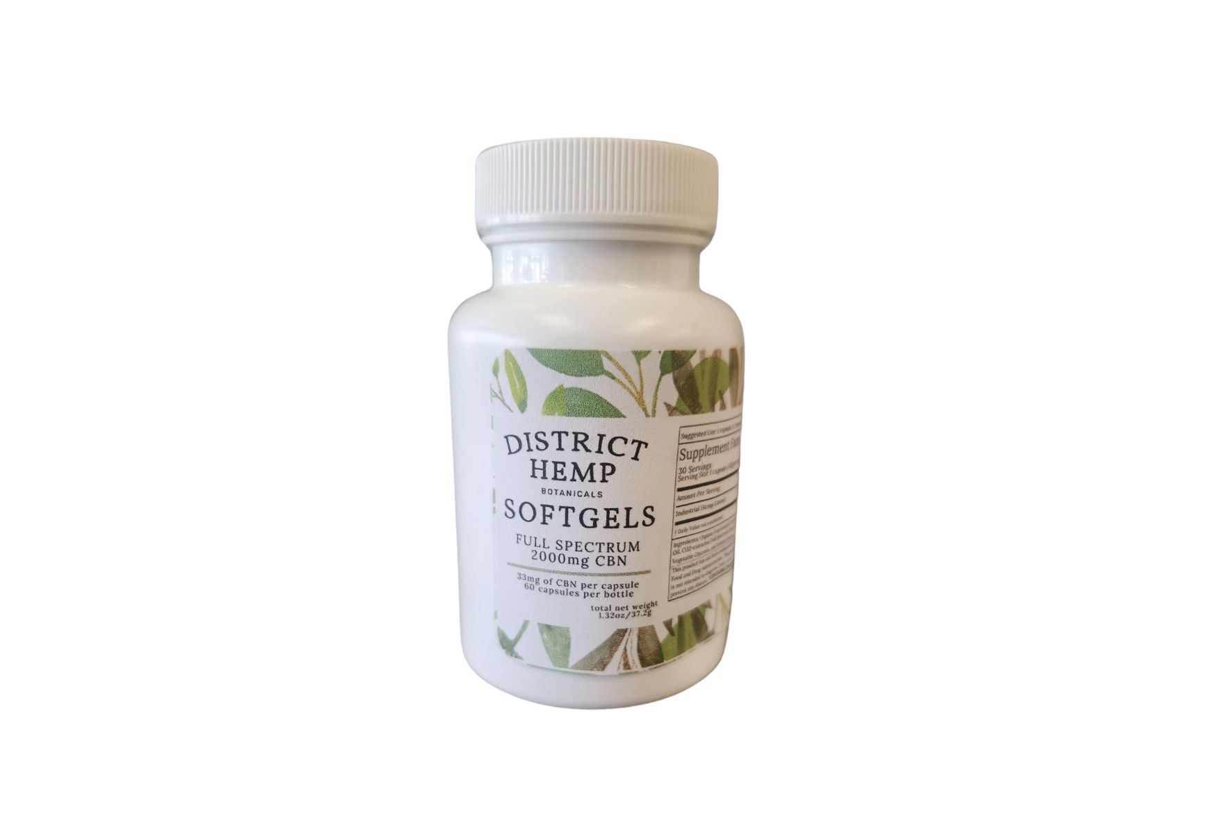 District Hemp Botanicals CBN Sofgels | District Hemp Botanicals